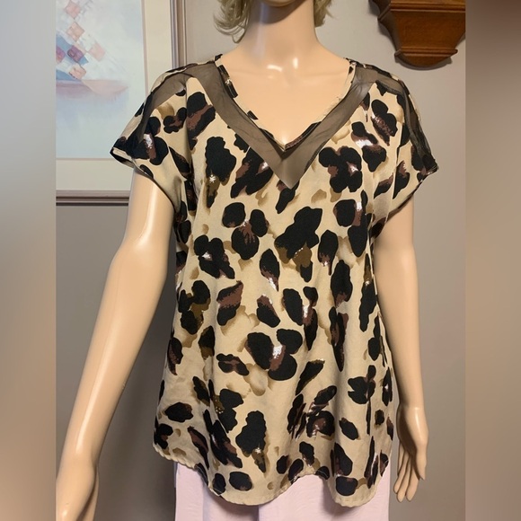 Tops | 219 Cheetah Print Top | Poshmark